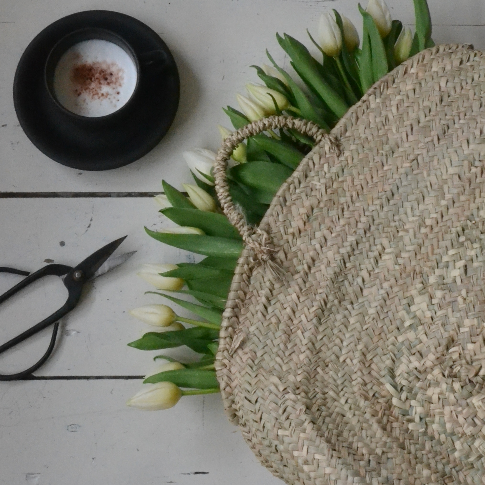 Circular Woven Basket - The Reed Warbler Shop