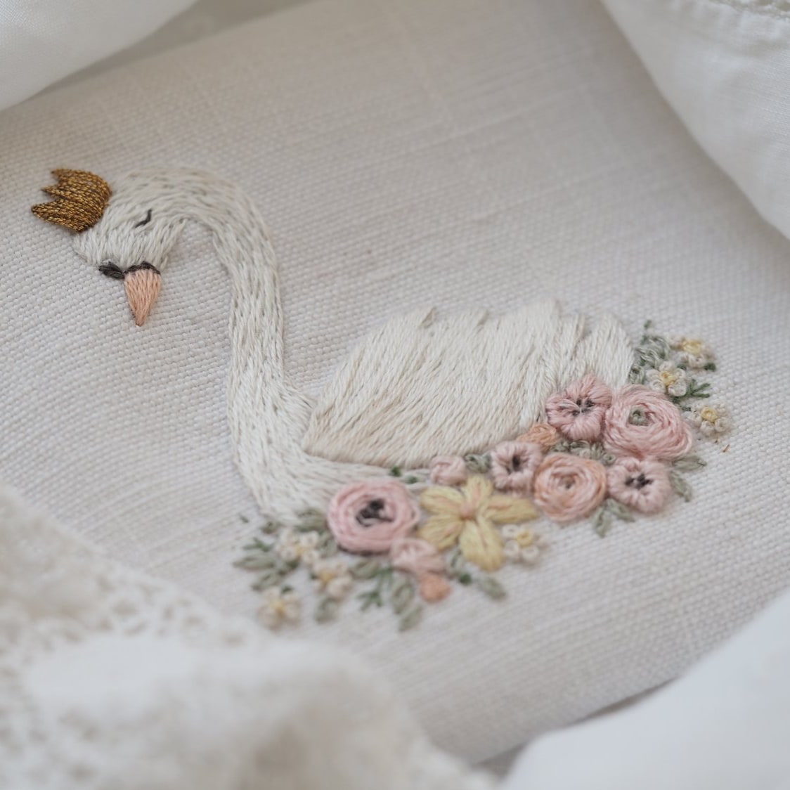 Fairytale Swan Embroidery Kit - The Reed Warbler Shop